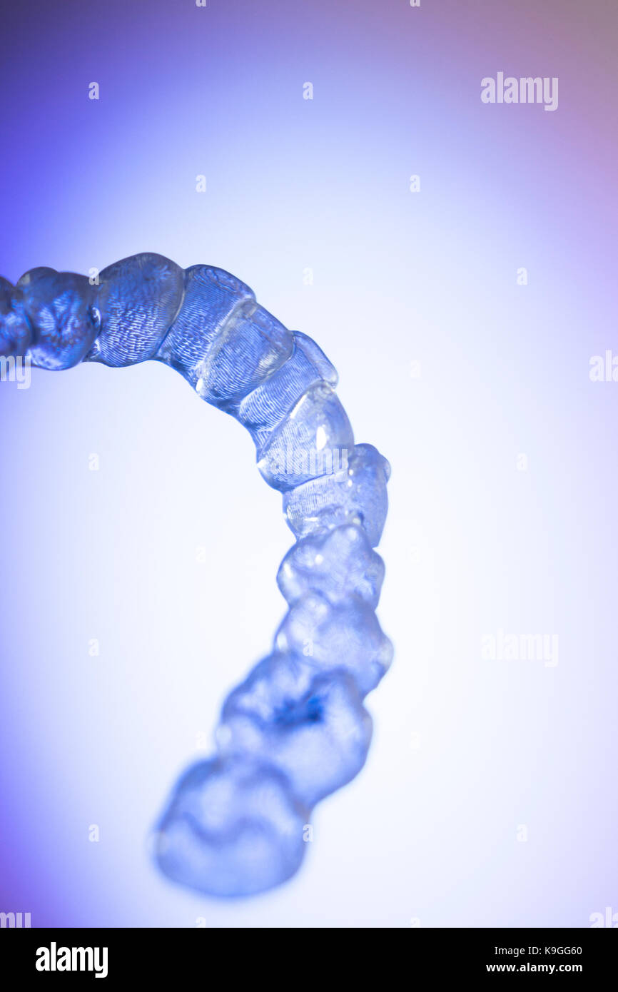 Invisible teeth retainers orthodontic brackets. Plastic modern ...