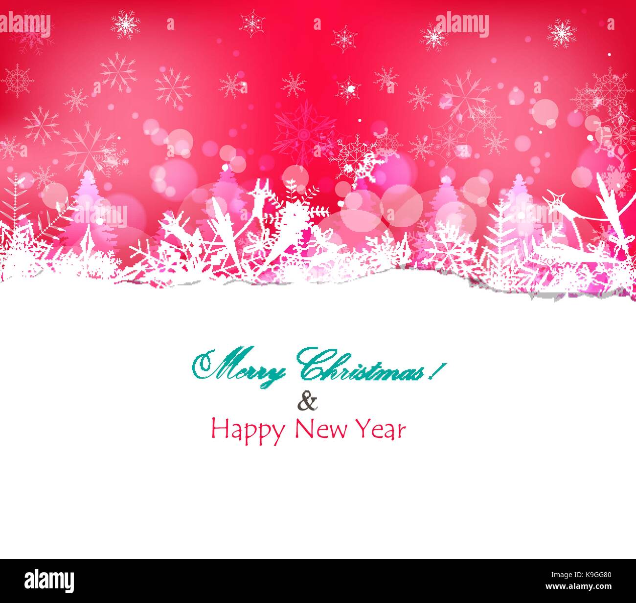 red winter background Stock Vector Image & Art - Alamy