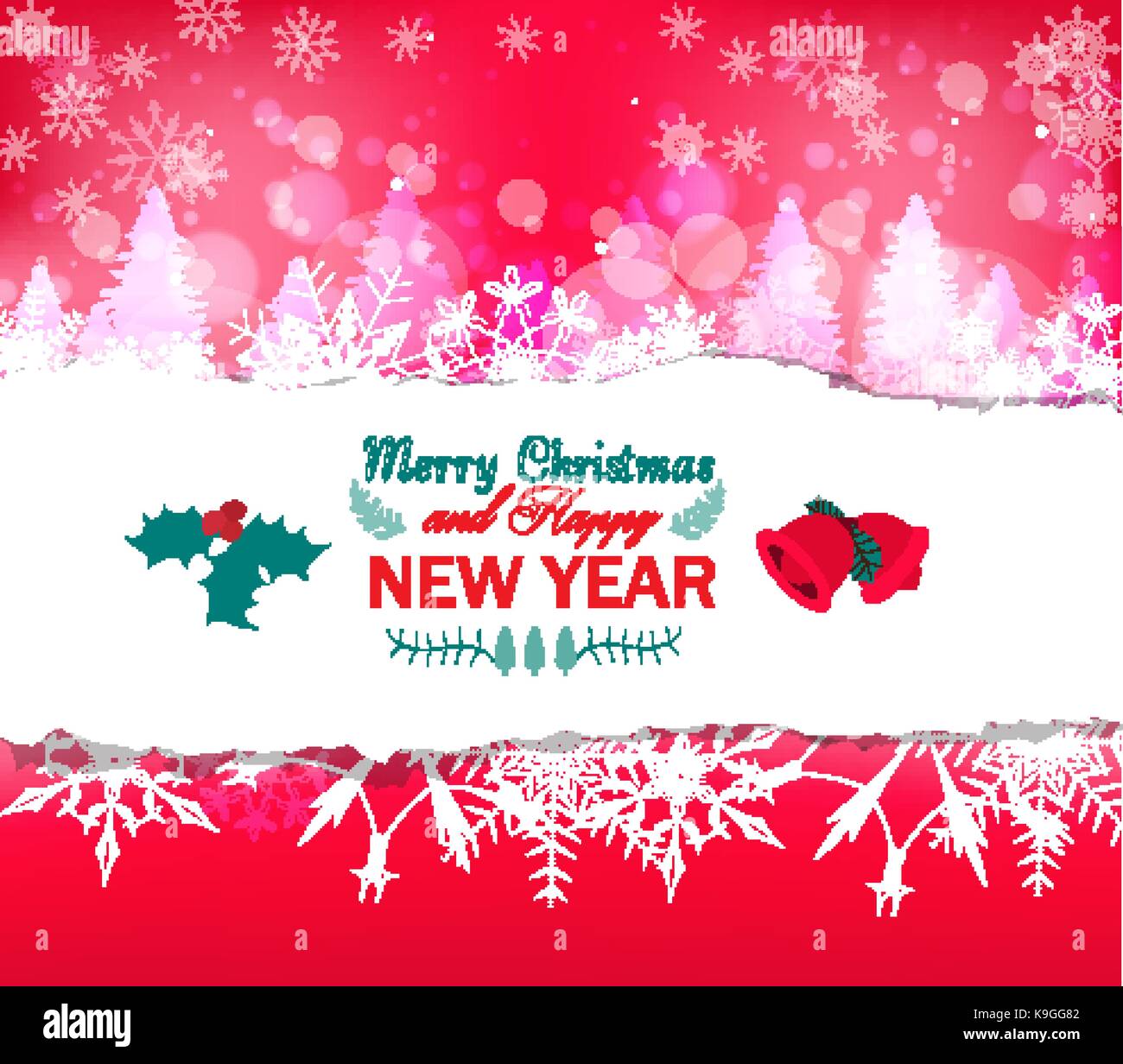 red christmas greeting card background Stock Vector Image & Art - Alamy