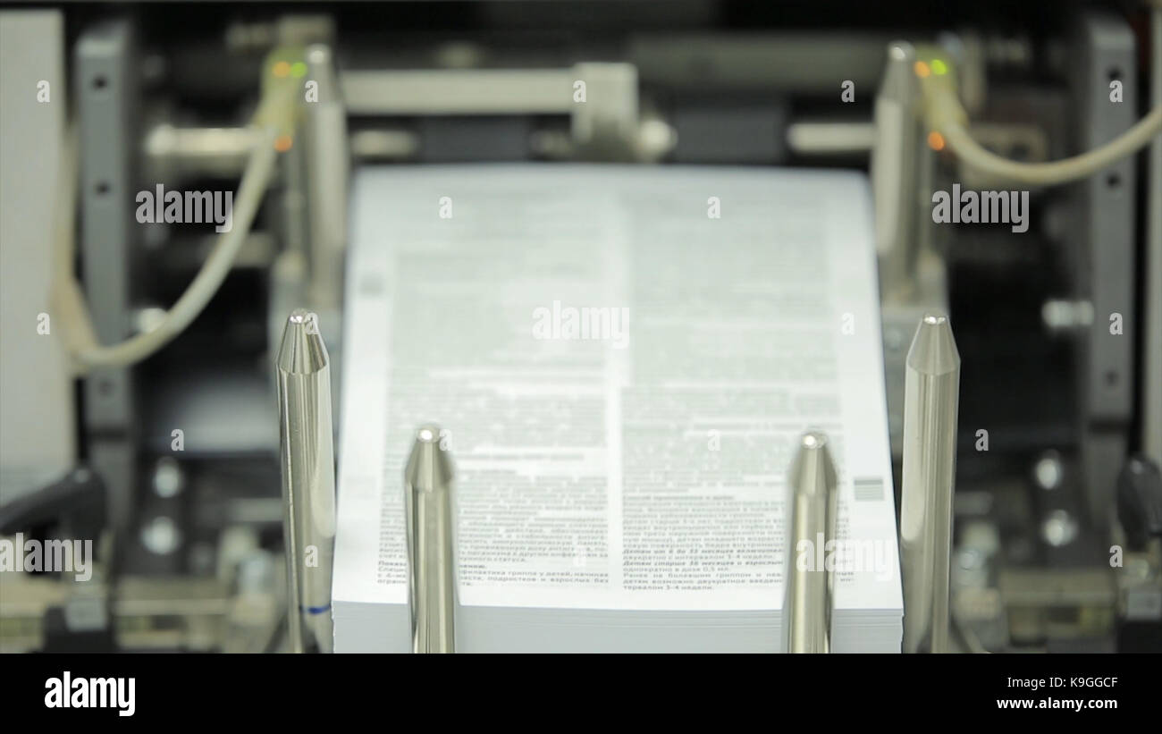 View of newspaper production and printing process Stock Photo - Alamy