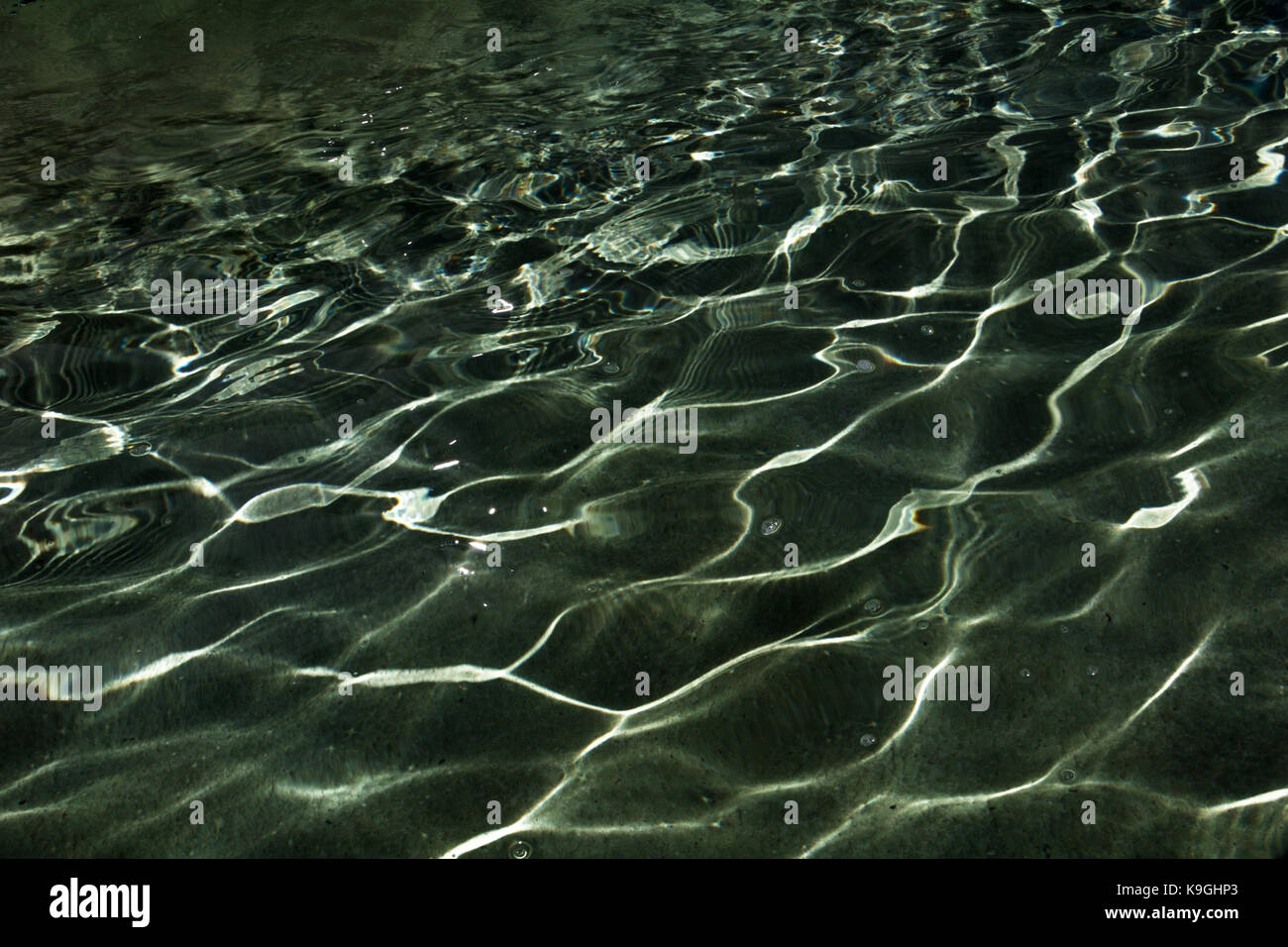 Water ripples in a fountain Stock Photo - Alamy