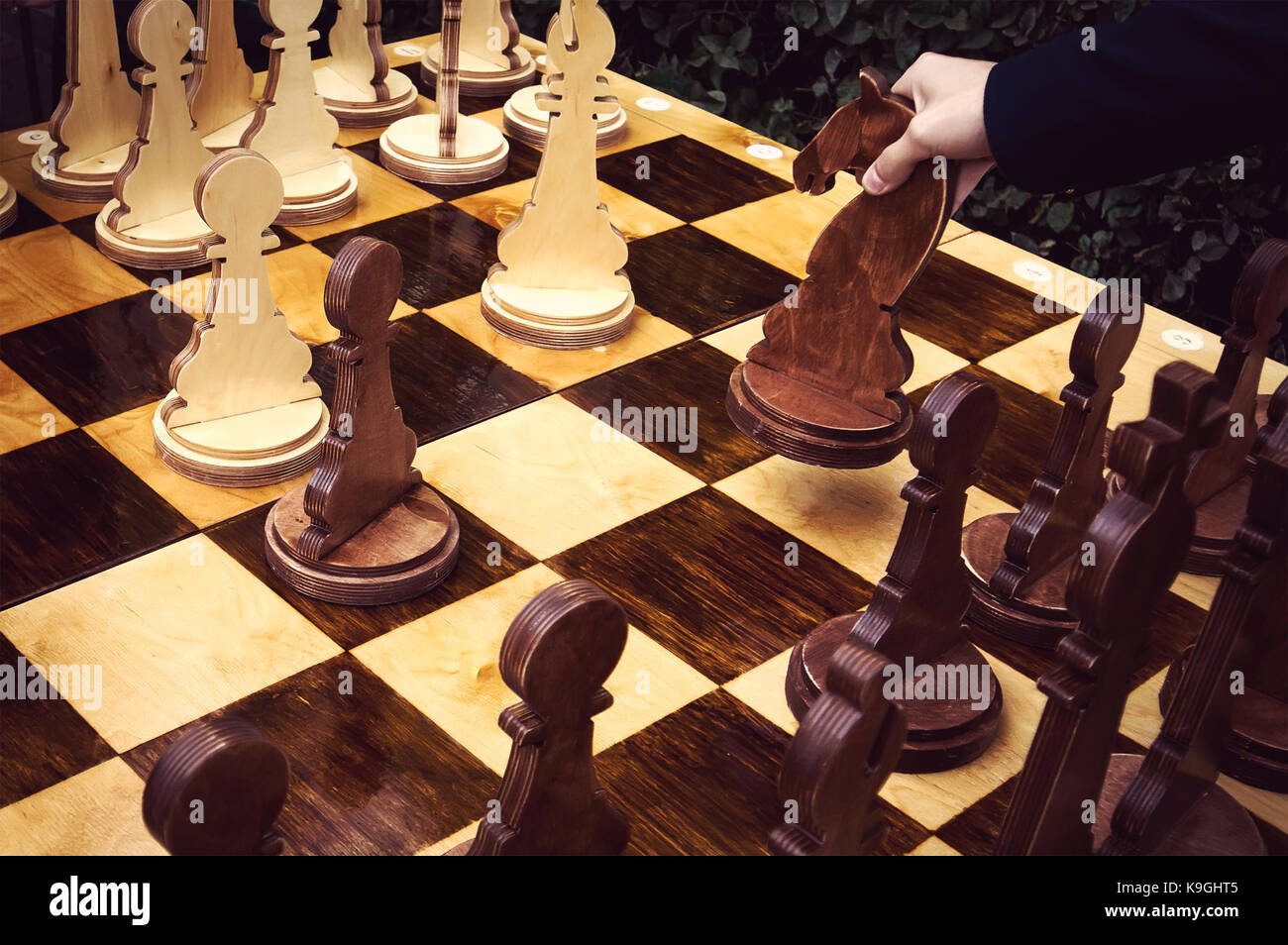 Happy chess player hi-res stock photography and images - Alamy