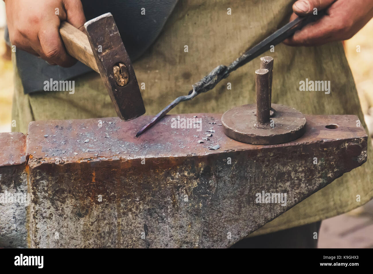 Forging hammer hi-res stock photography and images - Alamy