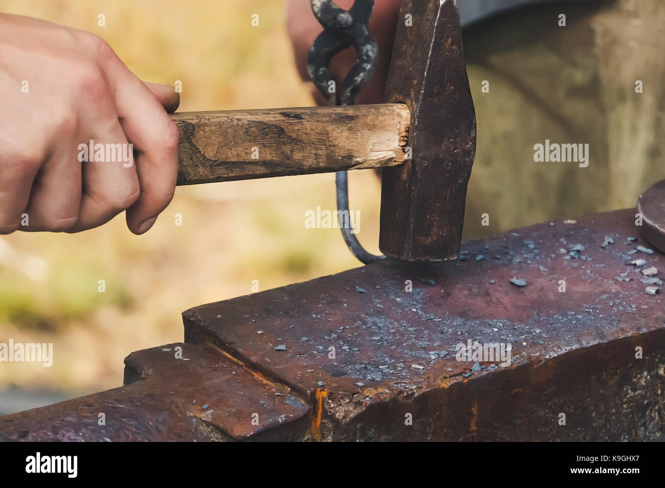 Forging hammer hi-res stock photography and images - Alamy