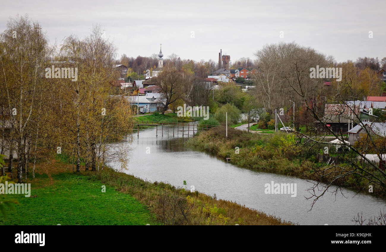 Suzdal town at autumn in Vladimir, Russia. Suzdal is a town and the ...