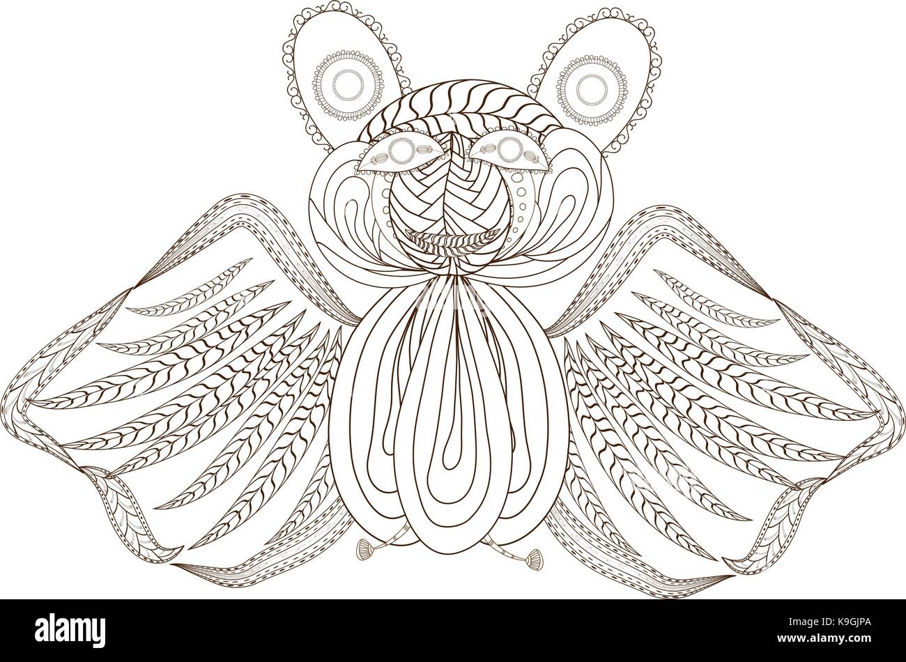 Bat hawk Stock Vector Images - Alamy