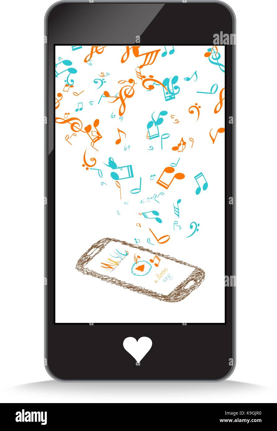 Equalizer smartphone Stock Vector Images - Alamy