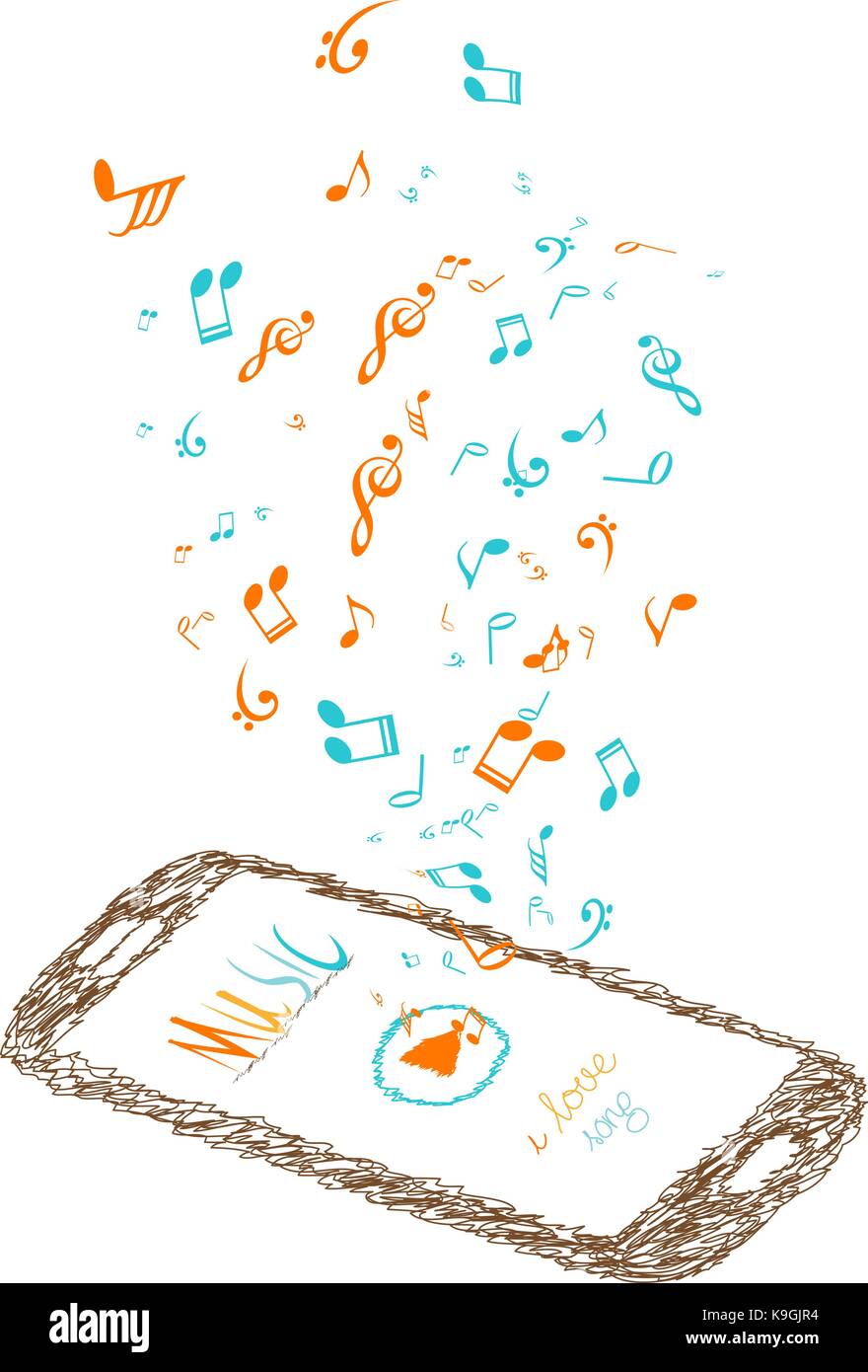 Equalizer smartphone Stock Vector Images - Alamy