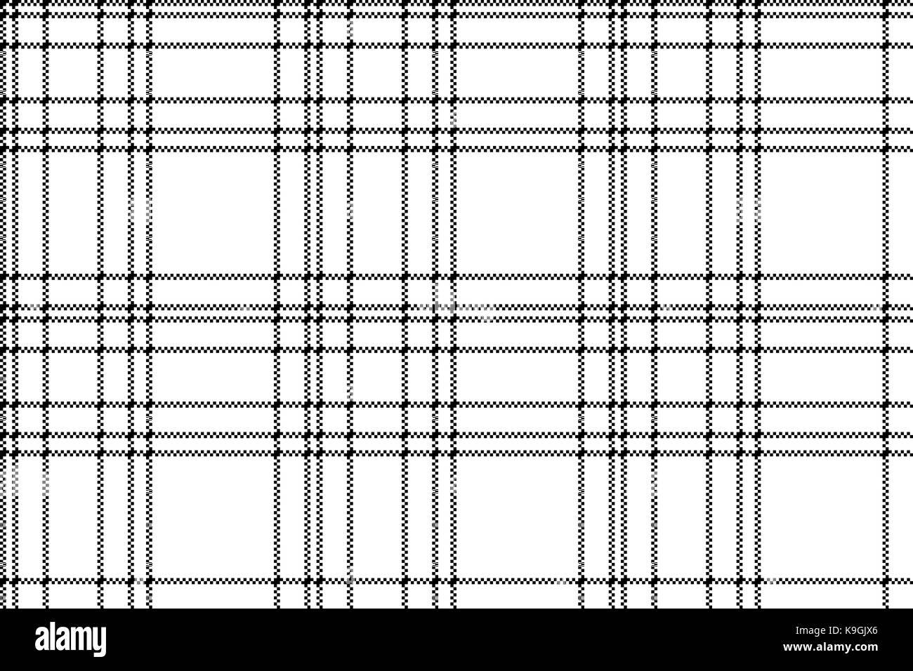 White color check pixel seamless pattern. Vector illustration Stock ...