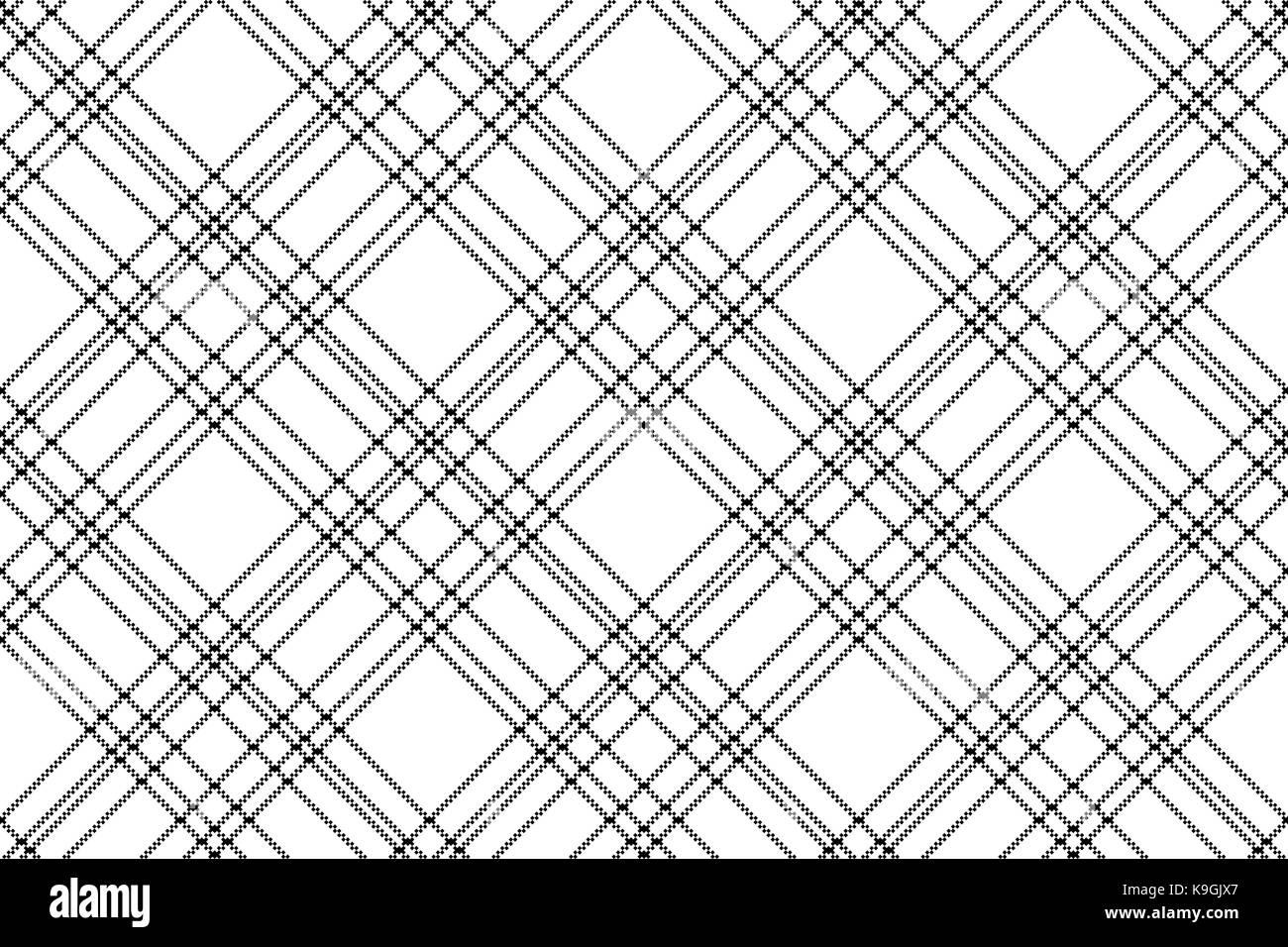 White color check pixel seamless pattern. Vector illustration Stock ...
