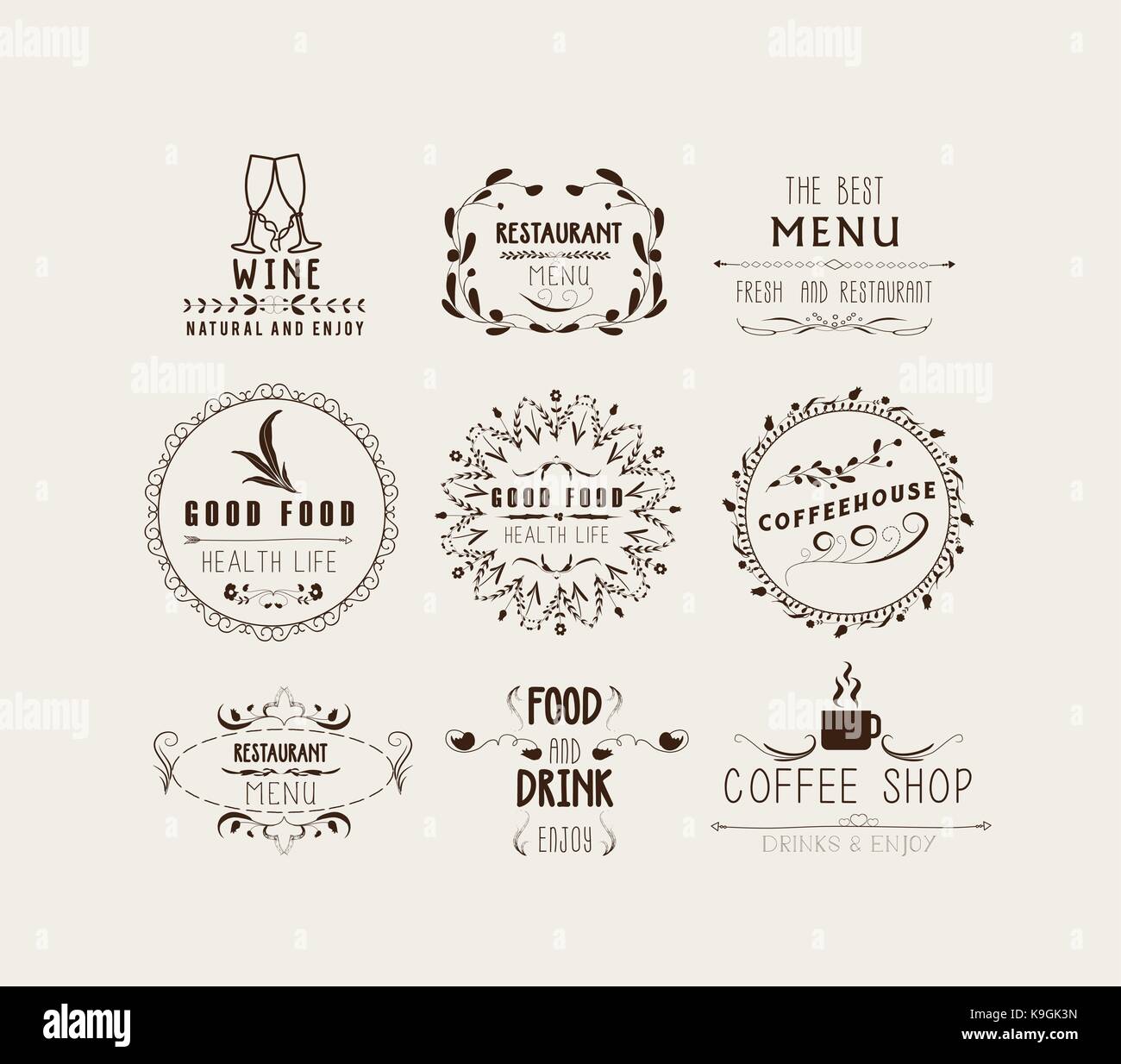 restaurant menu design Stock Vector Image & Art - Alamy