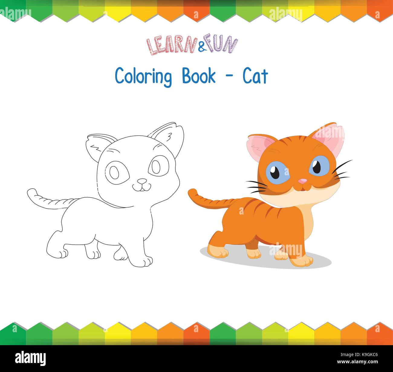 Cat coloring book hi-res stock photography and images - Alamy