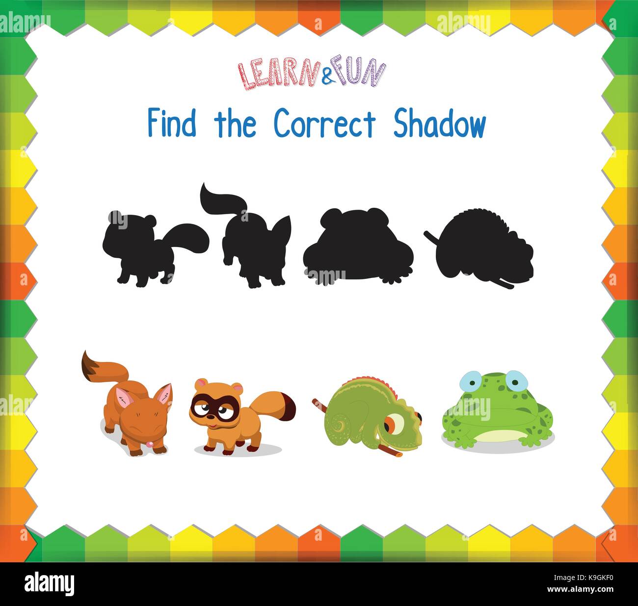 Find the correct Animals shadow Stock Vector Image & Art - Alamy