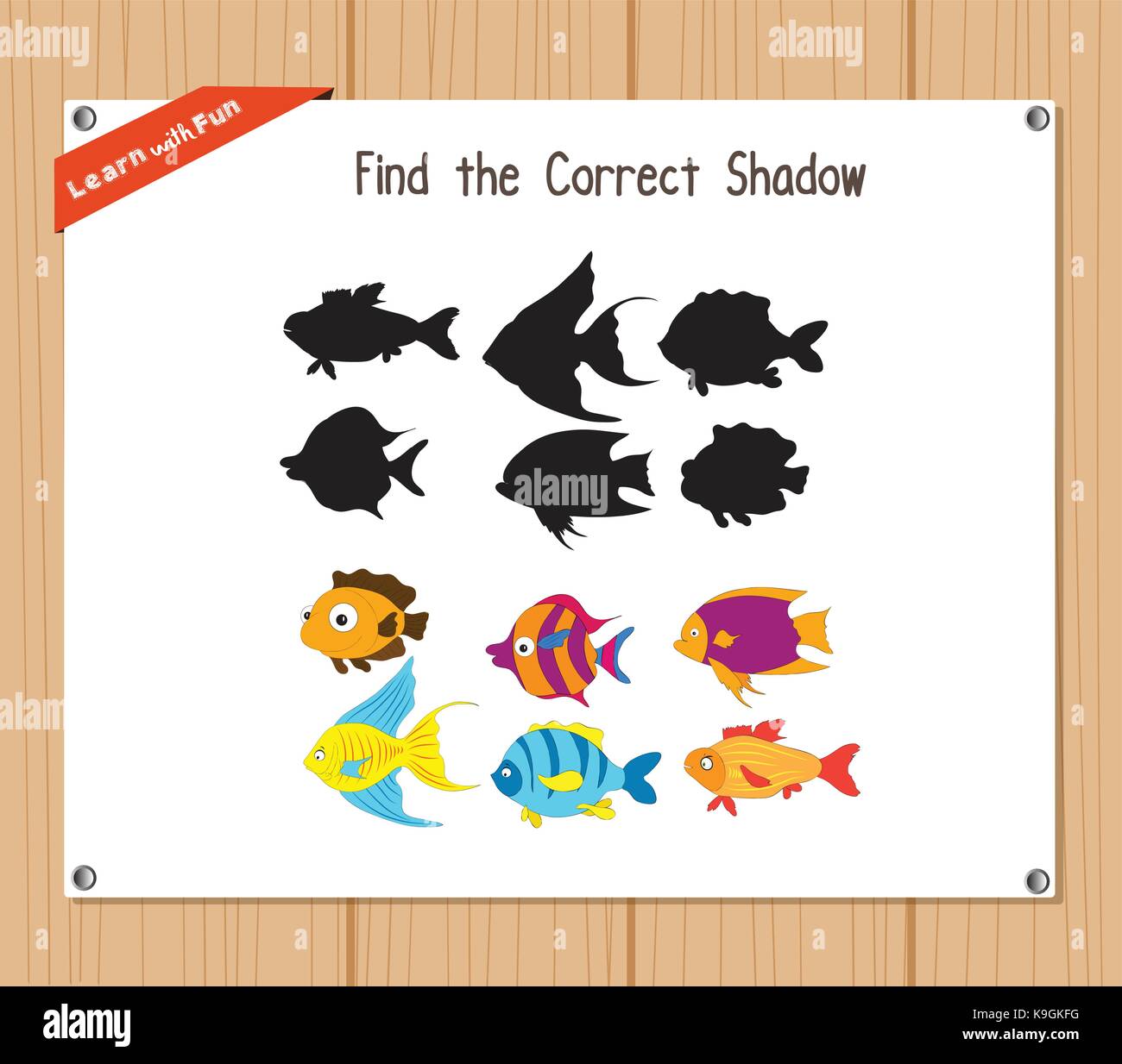 Learning about fish Stock Vector Images - Alamy