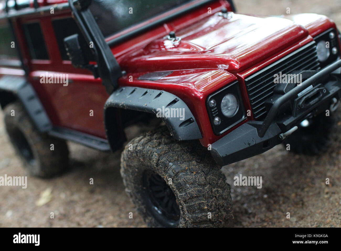 red off-road vehicle, radio controlled car Stock Photo - Alamy