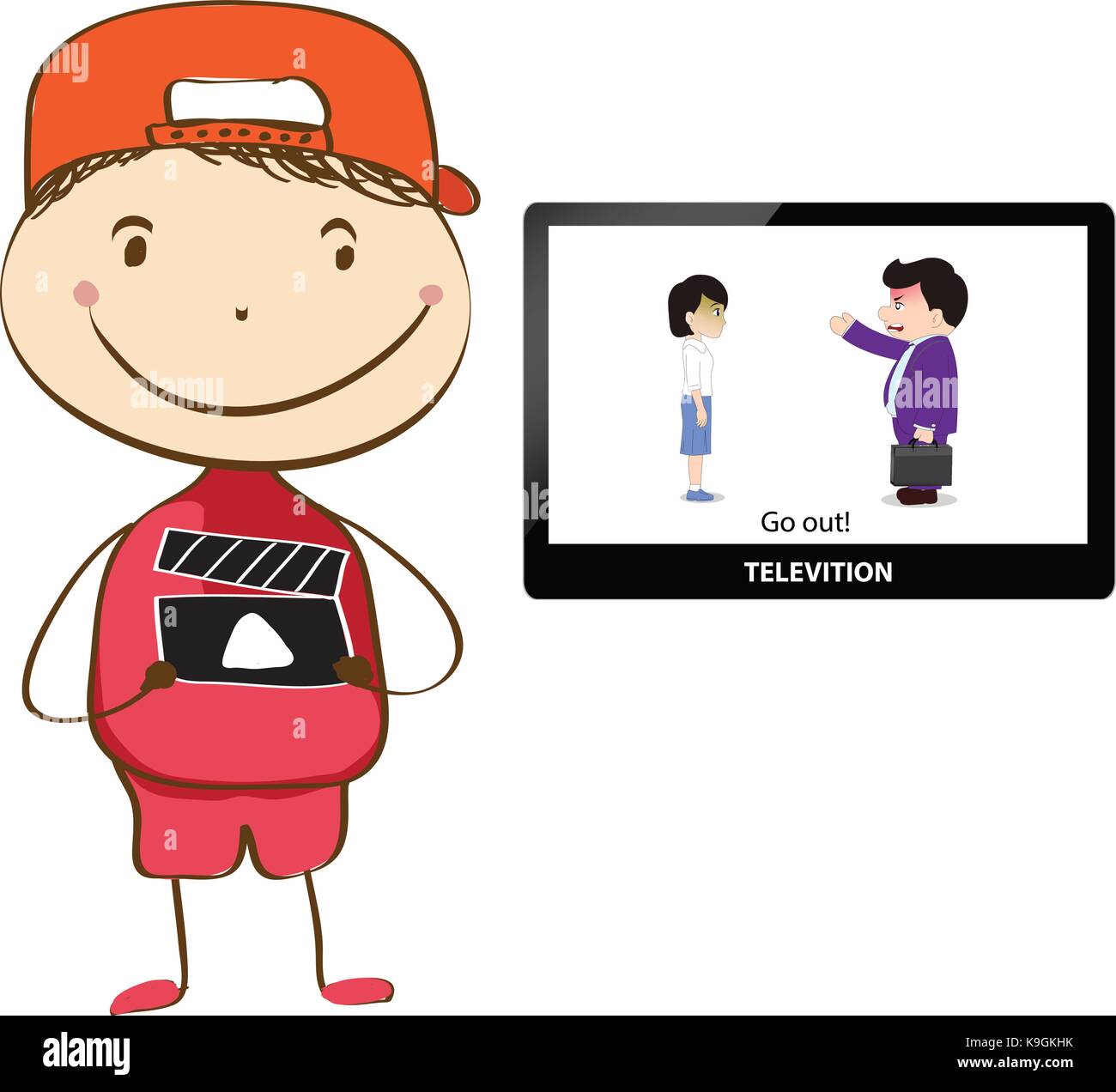 film director. Isolated illustration Stock Vector Image & Art - Alamy