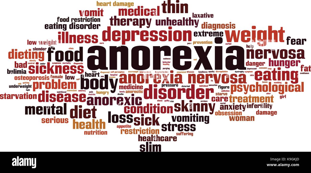 Anorexia nervosa Stock Vector Images - Alamy