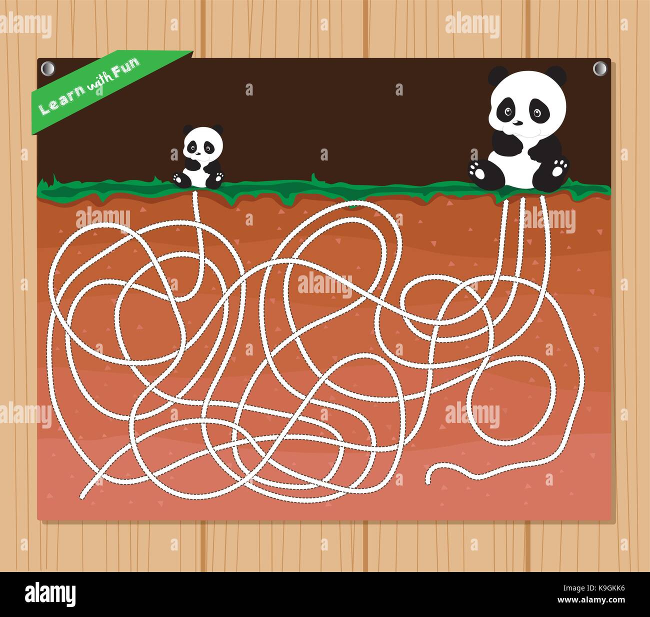 Funny maze game - beautiful educative for kid Stock Vector Image & Art ...