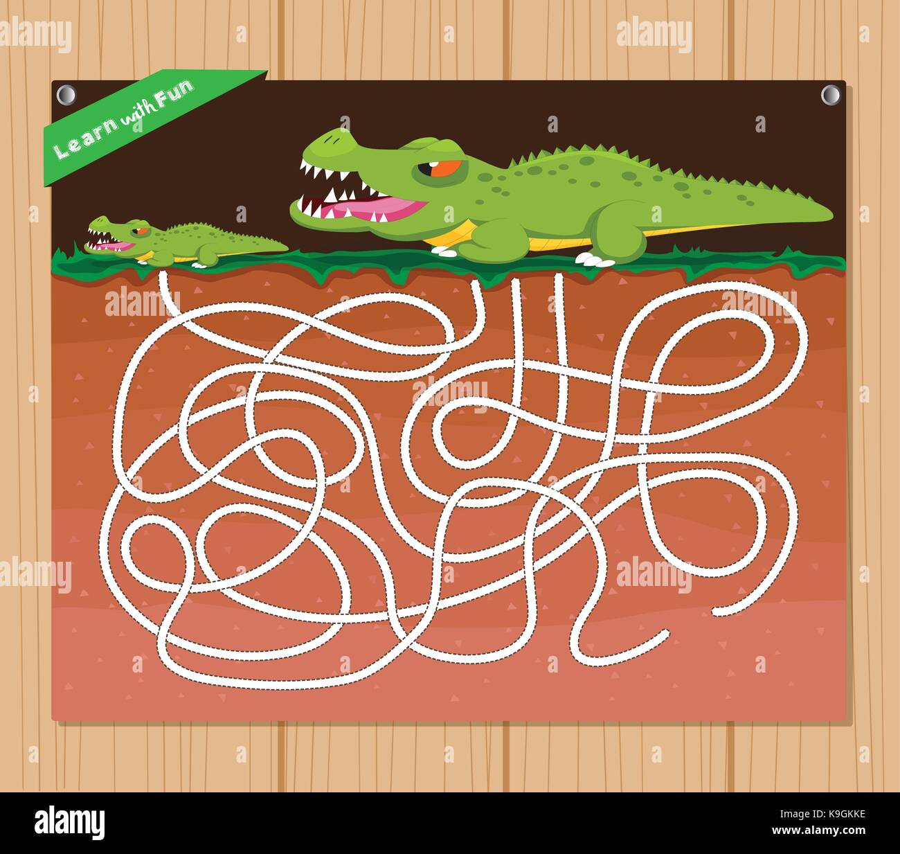 Funny maze game - beautiful educative for kid Stock Vector Image & Art ...