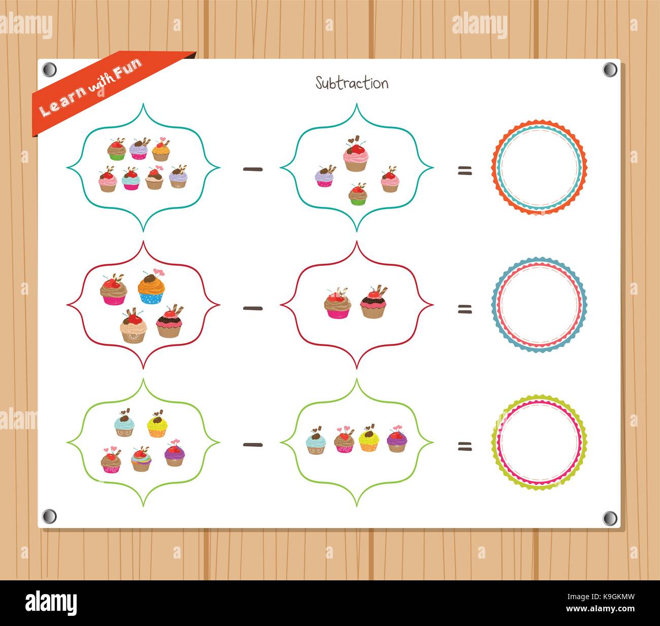 Subtraction Stock Vector Images - Alamy