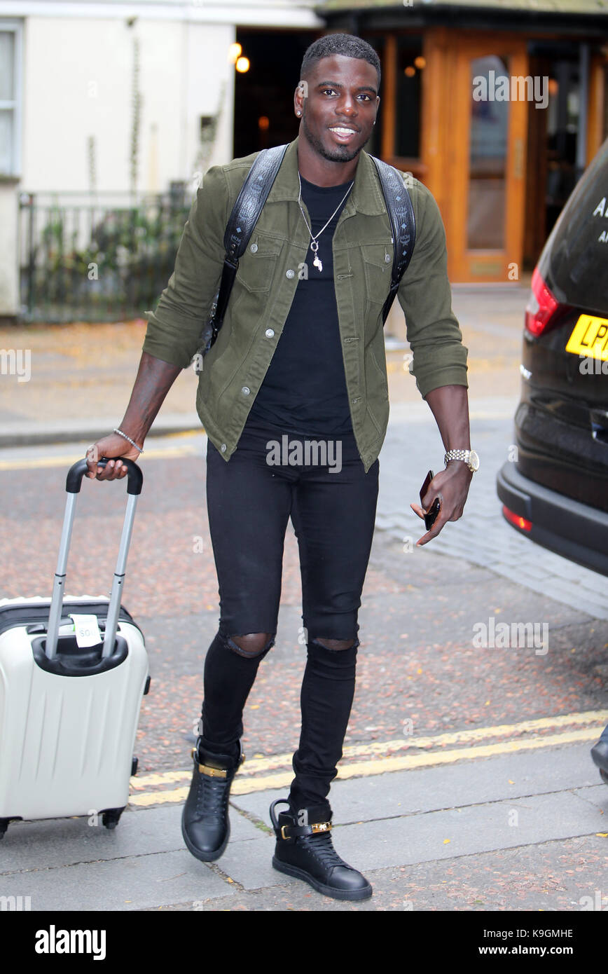 Marcel Somerville outside ITV Studios Featuring: Marcel Somerville ...