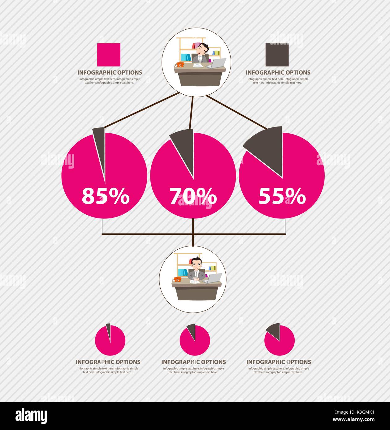 Time management infographic hi-res stock photography and images - Alamy