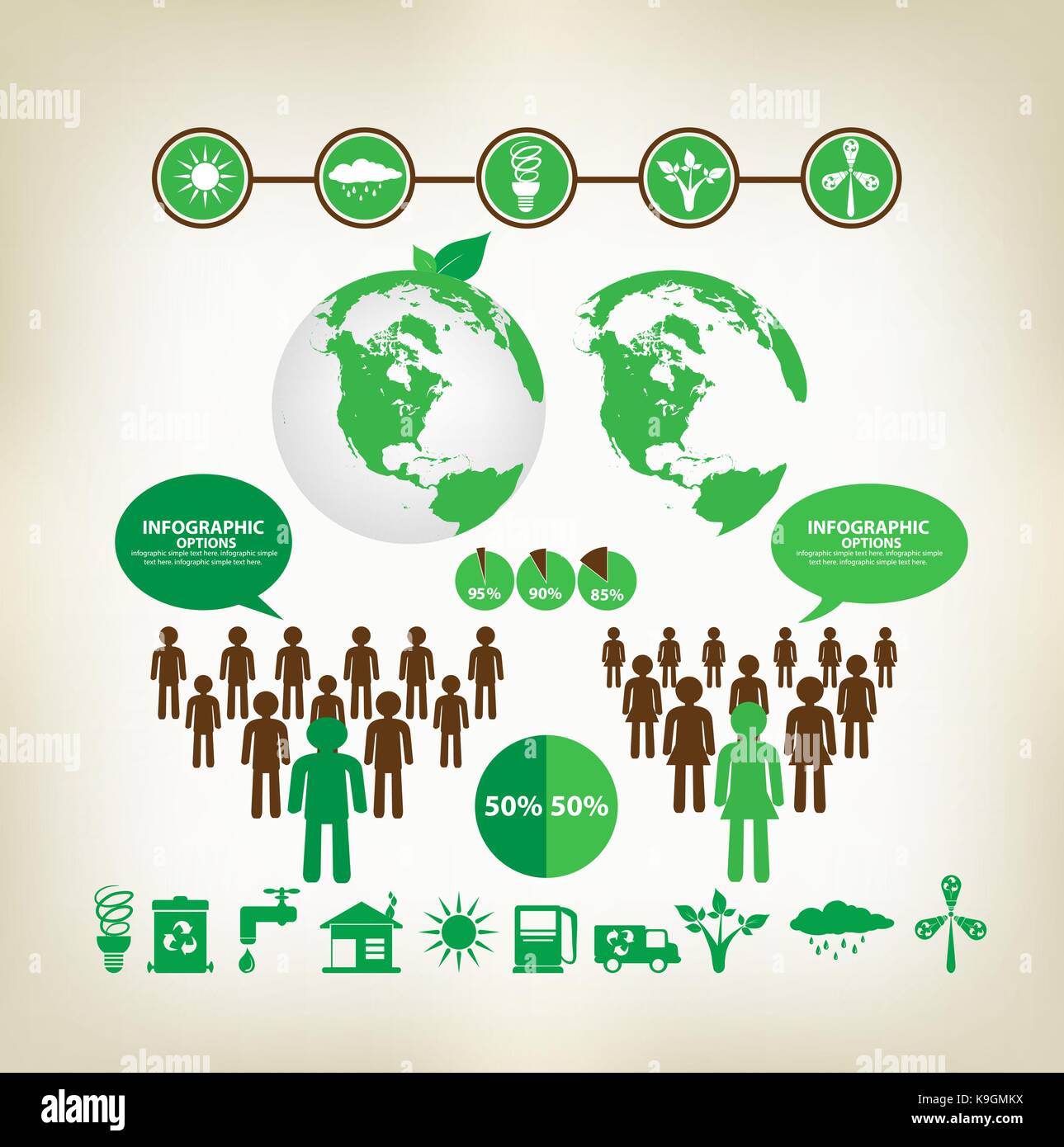 environment elements infographics Stock Vector Image & Art - Alamy