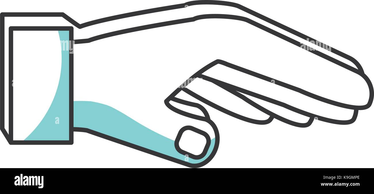human hand icon Stock Vector Image & Art - Alamy