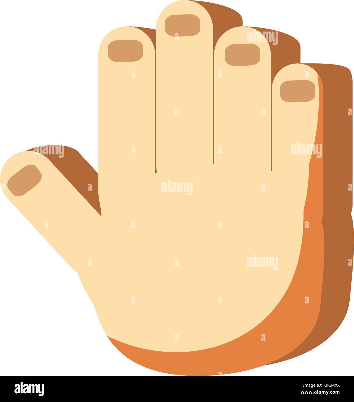 human hand icon Stock Vector Image & Art - Alamy