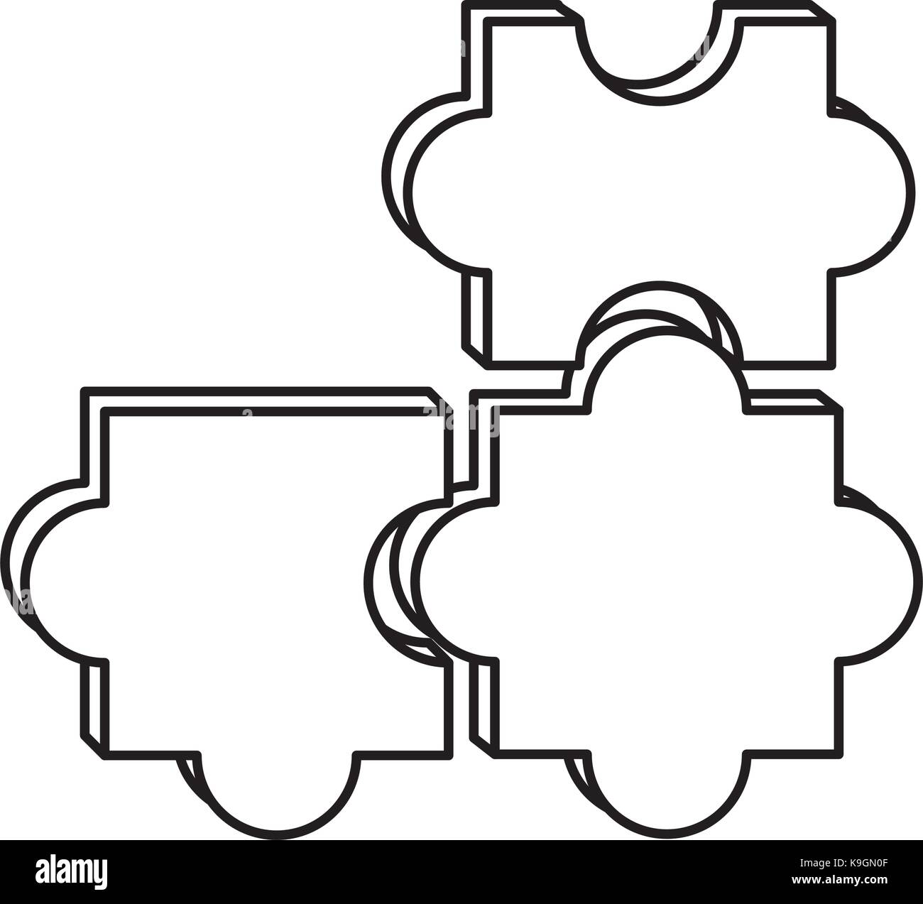 jigsaw puzzles design Stock Vector Image & Art - Alamy