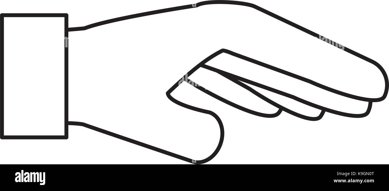 human hand icon Stock Vector Image & Art - Alamy