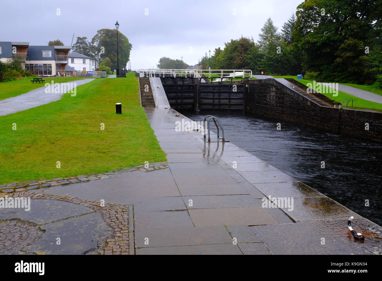 Neptune's Staircase, a staircase lock on the Caledonian Canal at ...