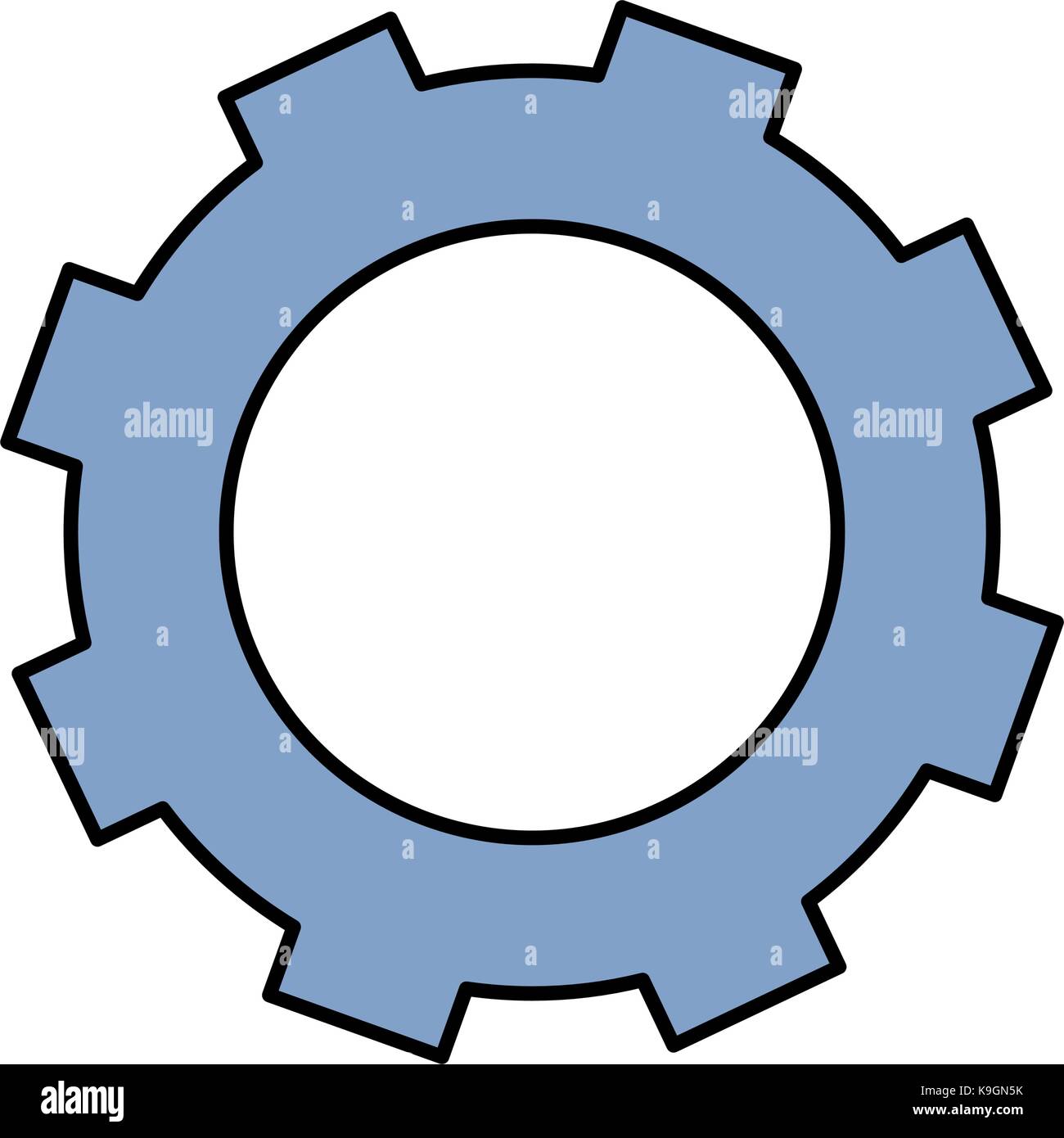 gear wheel icon Stock Vector Image & Art - Alamy