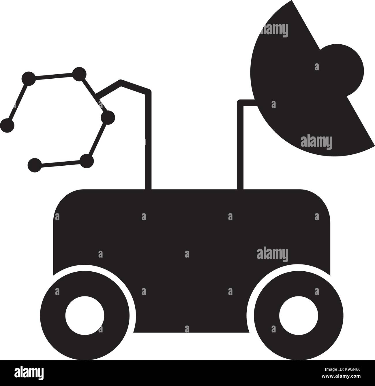 rover space discover exploration and adventure symbol vector ...