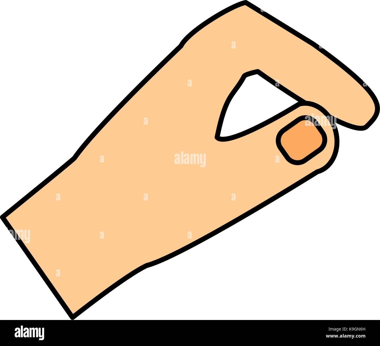 human hand icon Stock Vector Image & Art - Alamy