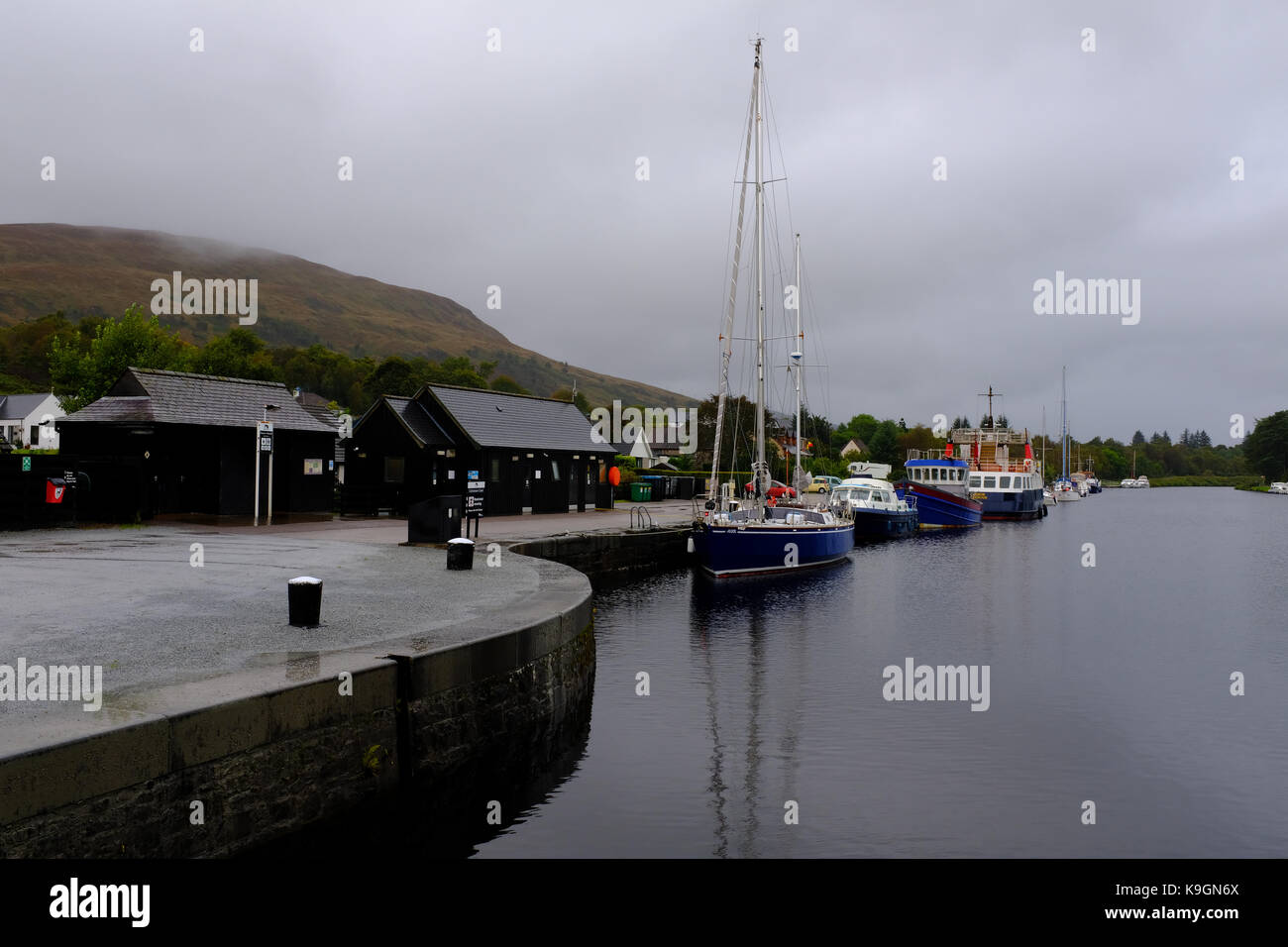 Neptune's Staircase, a staircase lock on the Caledonian Canal at ...