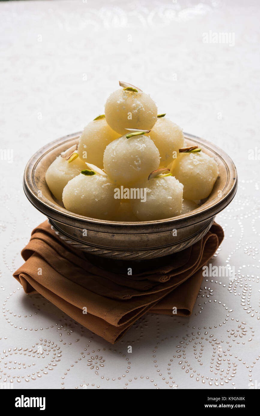 Stock Photo of Rasgulla or sponge Ras Gulla, It is made from ball ...