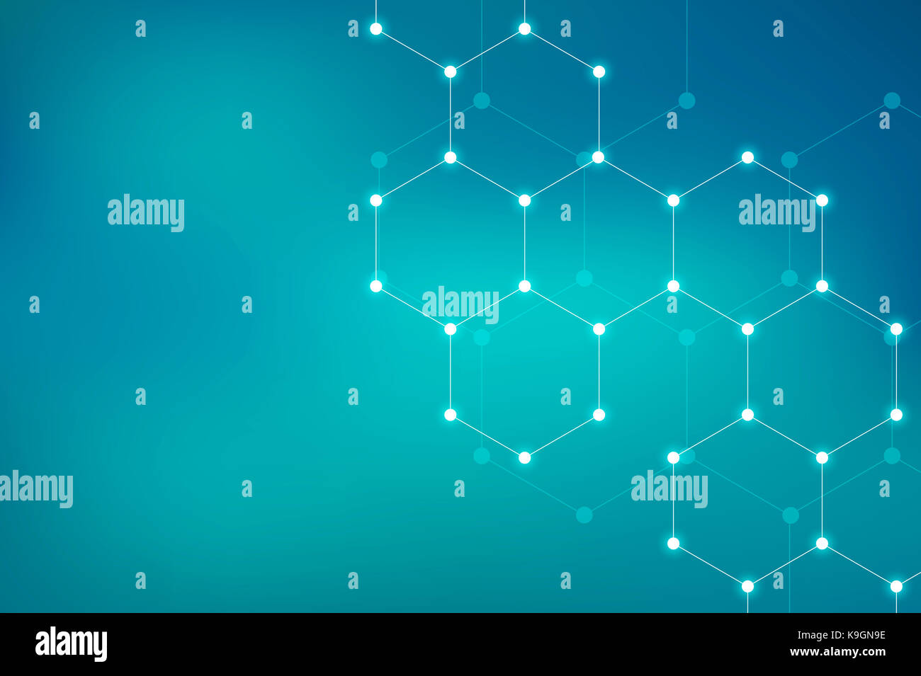 Molecule dna, genetic and chemical compounds. Illustration Stock Photo ...