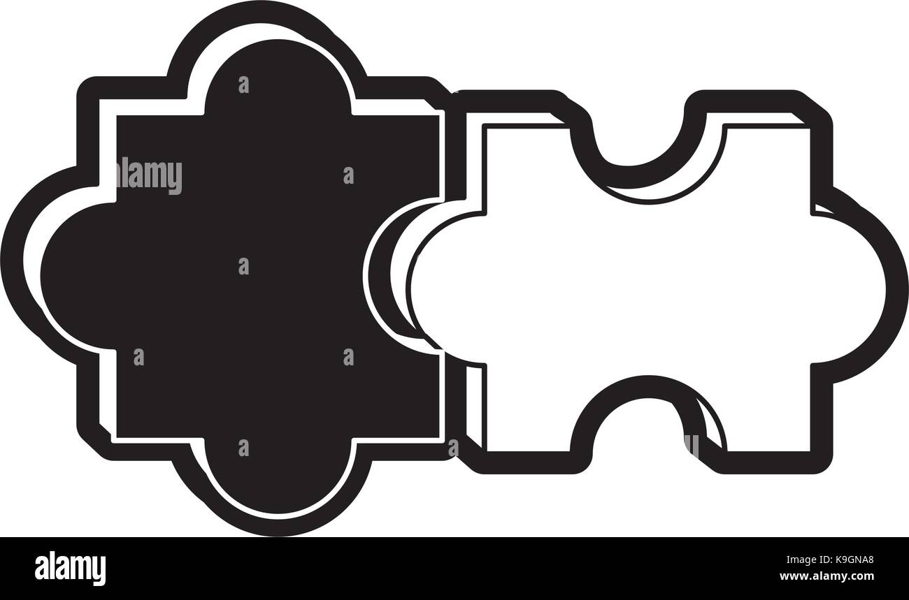 jigsaw puzzles design Stock Vector Image & Art - Alamy