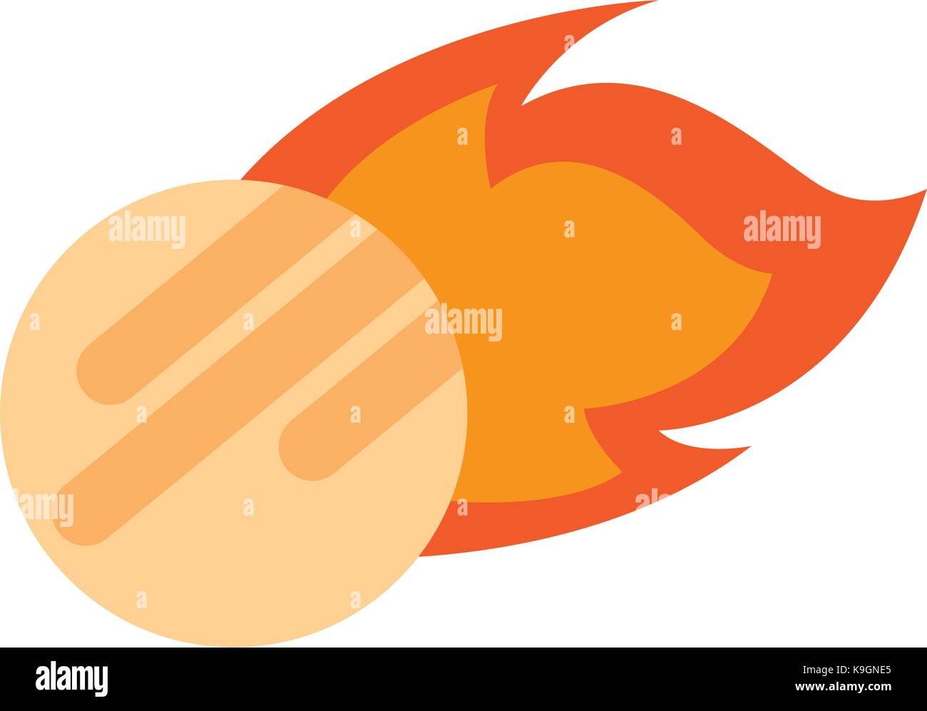 asteroid rock falling science meteorite nature Stock Vector Image & Art ...