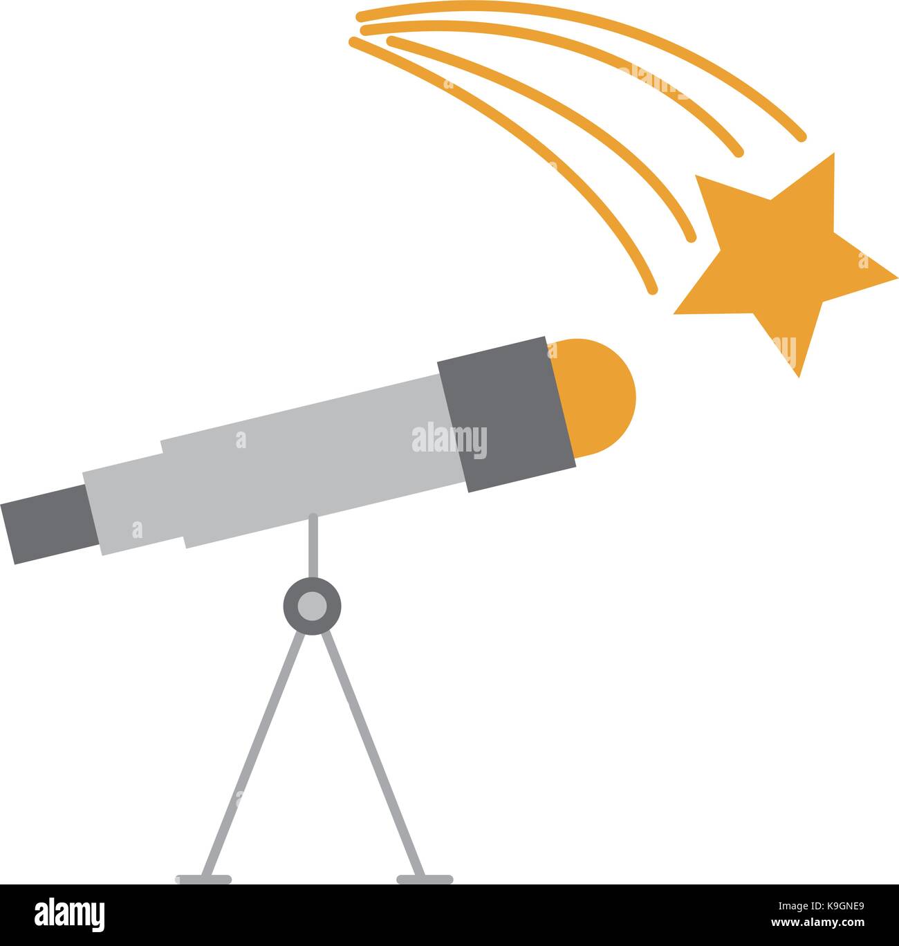 astronomy telescope star study science universe Stock Vector Image ...