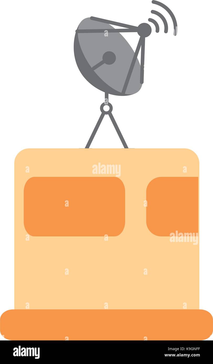 satellite broadcasting dish equipment discovery Stock Vector Image ...