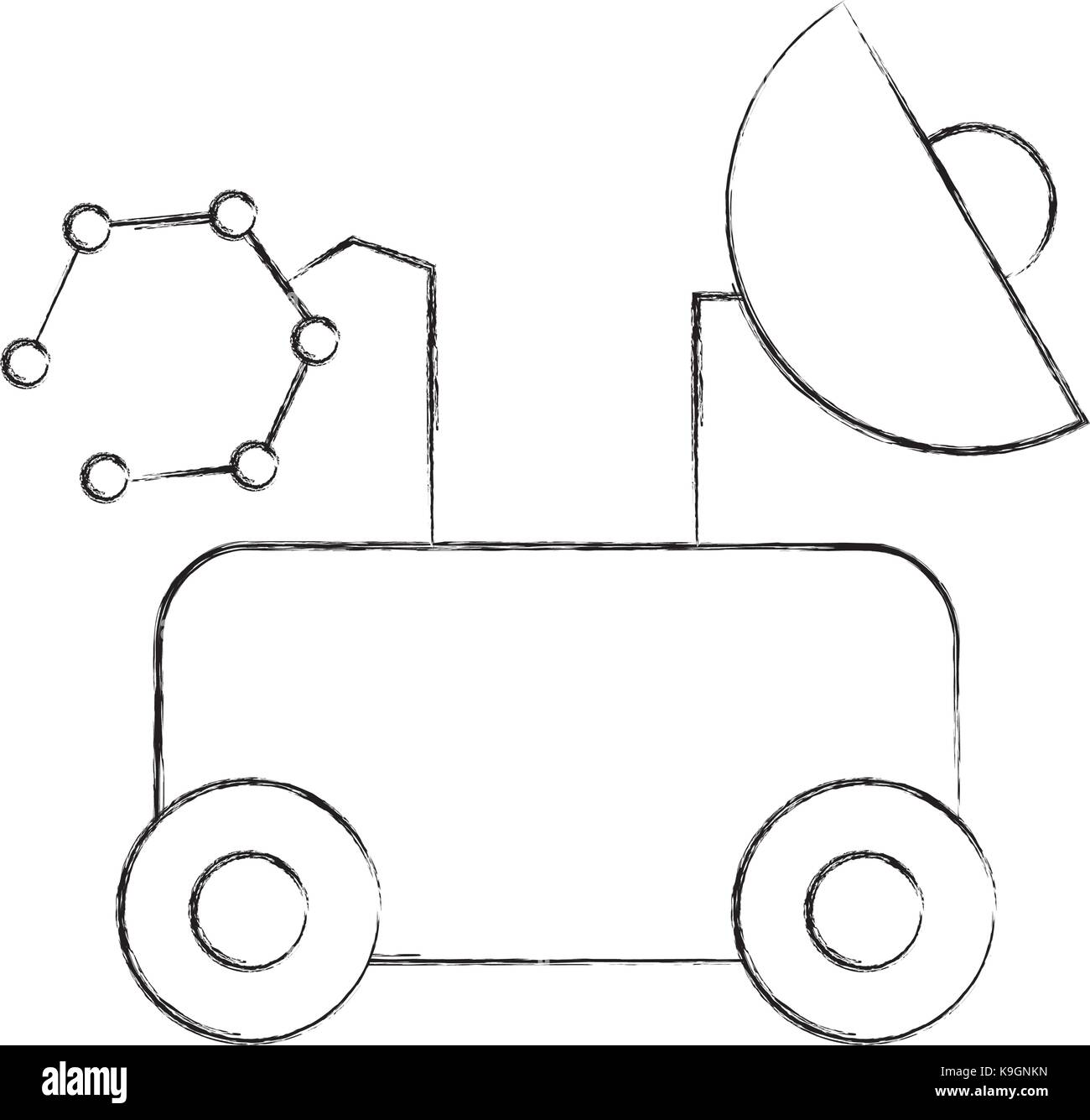 rover space discover exploration and adventure symbol Stock Vector ...