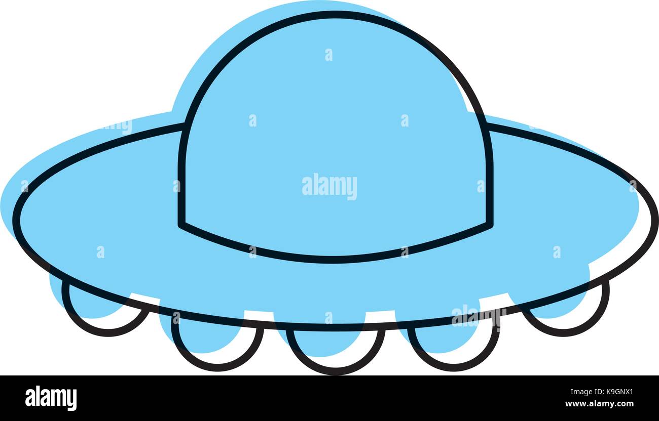 ufo flying saucer technology science transport Stock Vector Image & Art ...