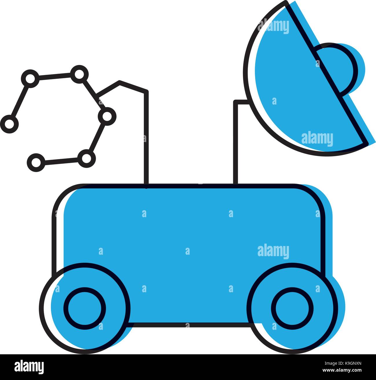 Mars exploration rover cartoon Cut Out Stock Images & Pictures - Alamy