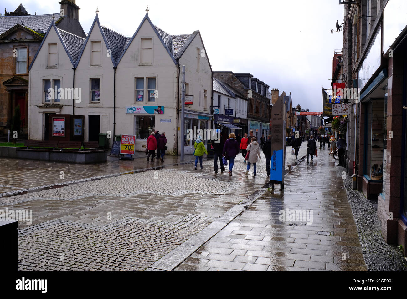 Cameron Square Fort William Highland Scotland Stock Photo - Alamy