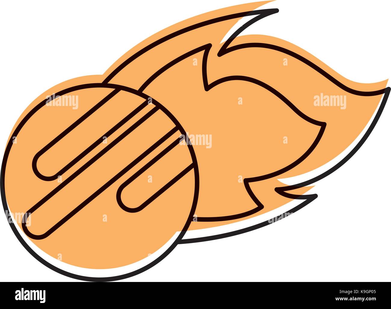 asteroid rock falling science meteorite nature Stock Vector Image & Art ...