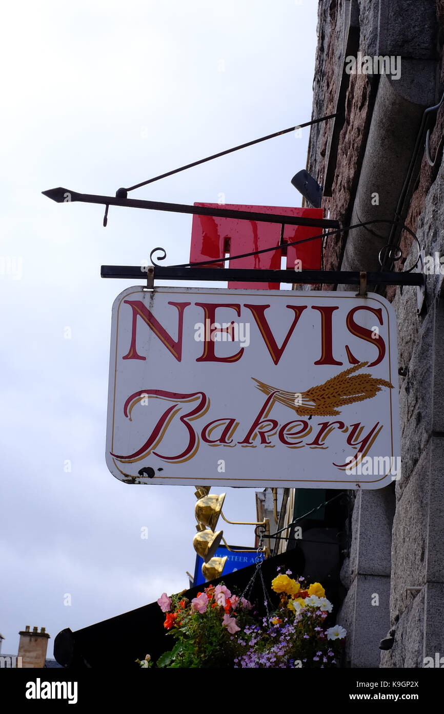 Nevis Bakery Fort William Scotland Stock Photo - Alamy
