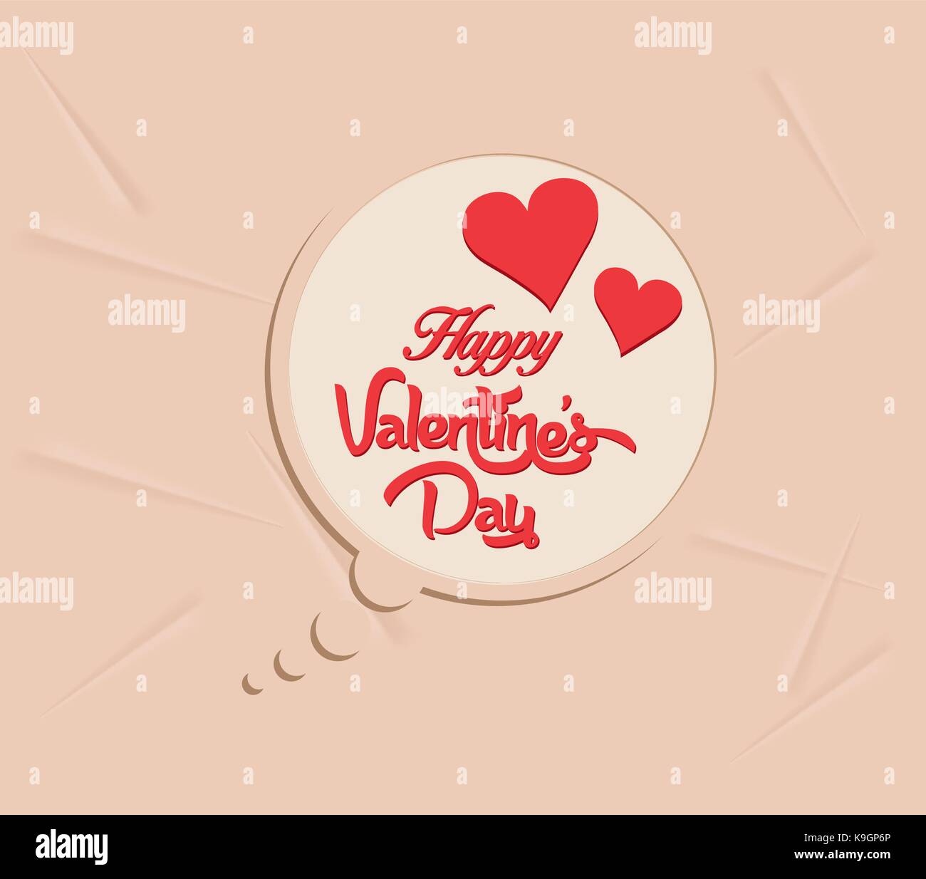 happy valentines day bubble background Stock Vector Image & Art - Alamy