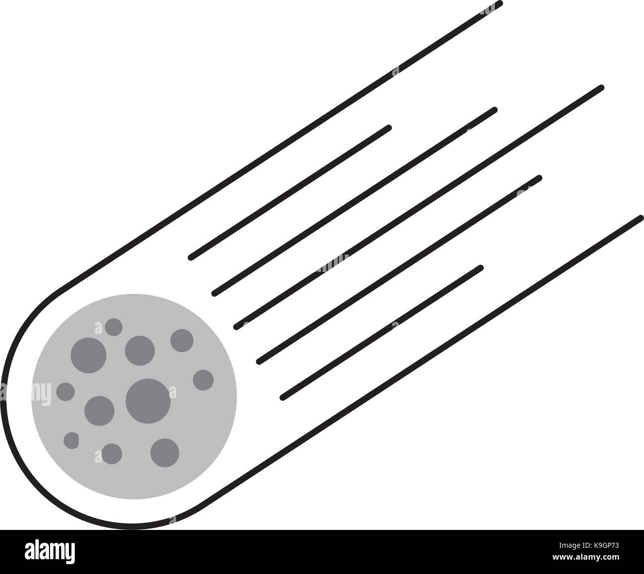 Asteroid collision Cut Out Stock Images & Pictures - Alamy